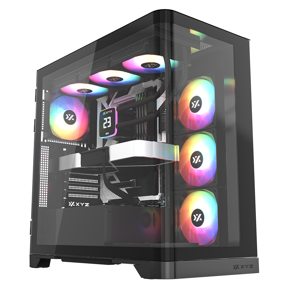 XYZ AQUAPULSE AIO 360 BLACK - XYZ PC Gear