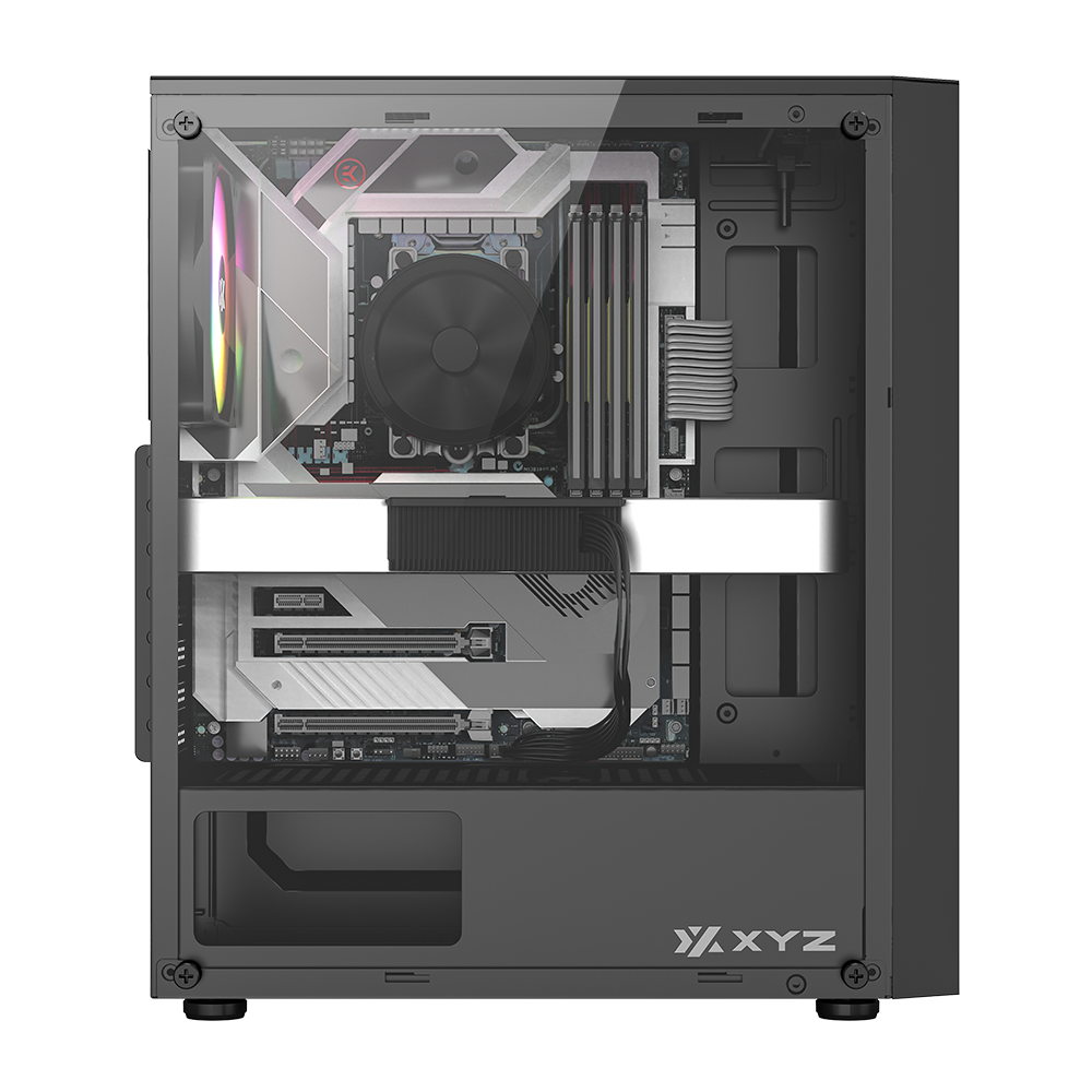 XYZ PORTAL 100 A-RGB ATX BLACK - XYZ PC Gear
