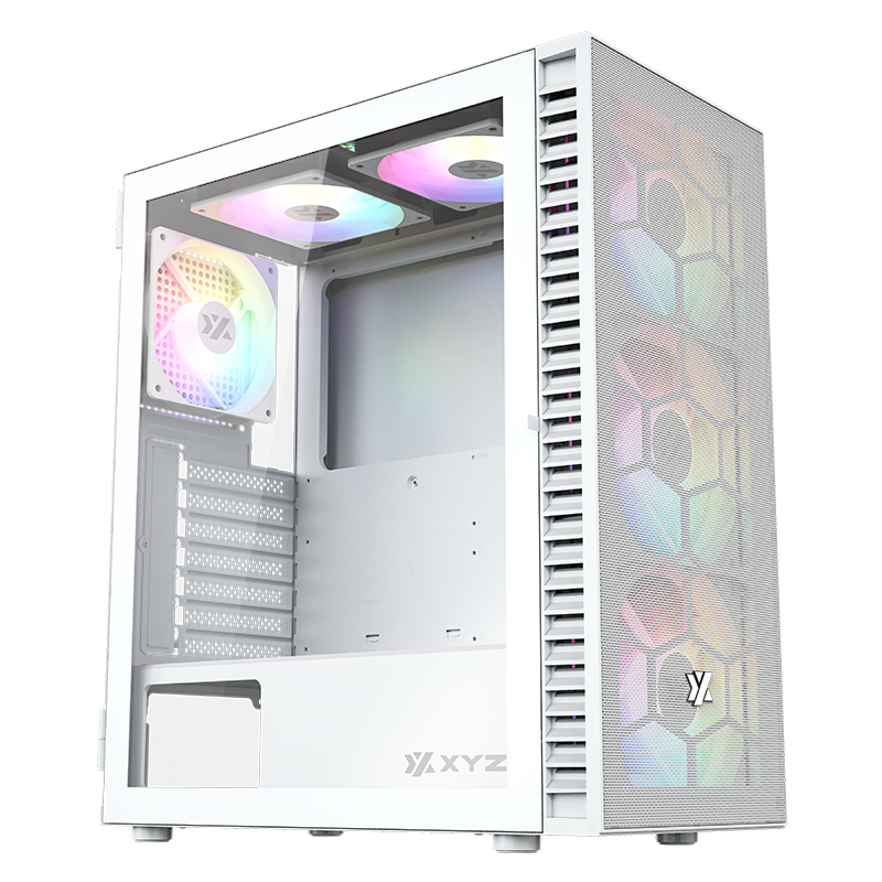 XYZ AIRONE 100 MESH ATX WHITE - XYZ PC Gear