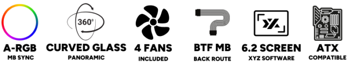 XYZ QUANTUM PRO Black - XYZ PC Gear